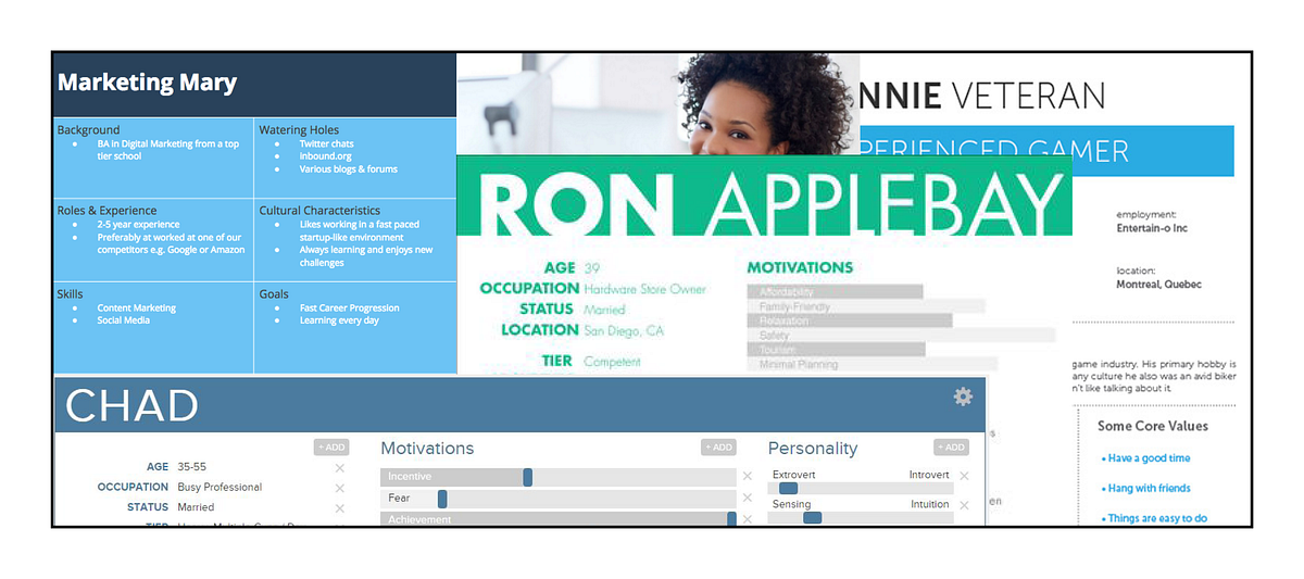 Personas. User research resources for beginners… | by brad dalrymple ...