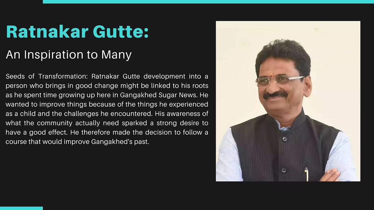 Ratnakar Gutte: An Indian Politician and Businessman - Ratnakar Gutte ...