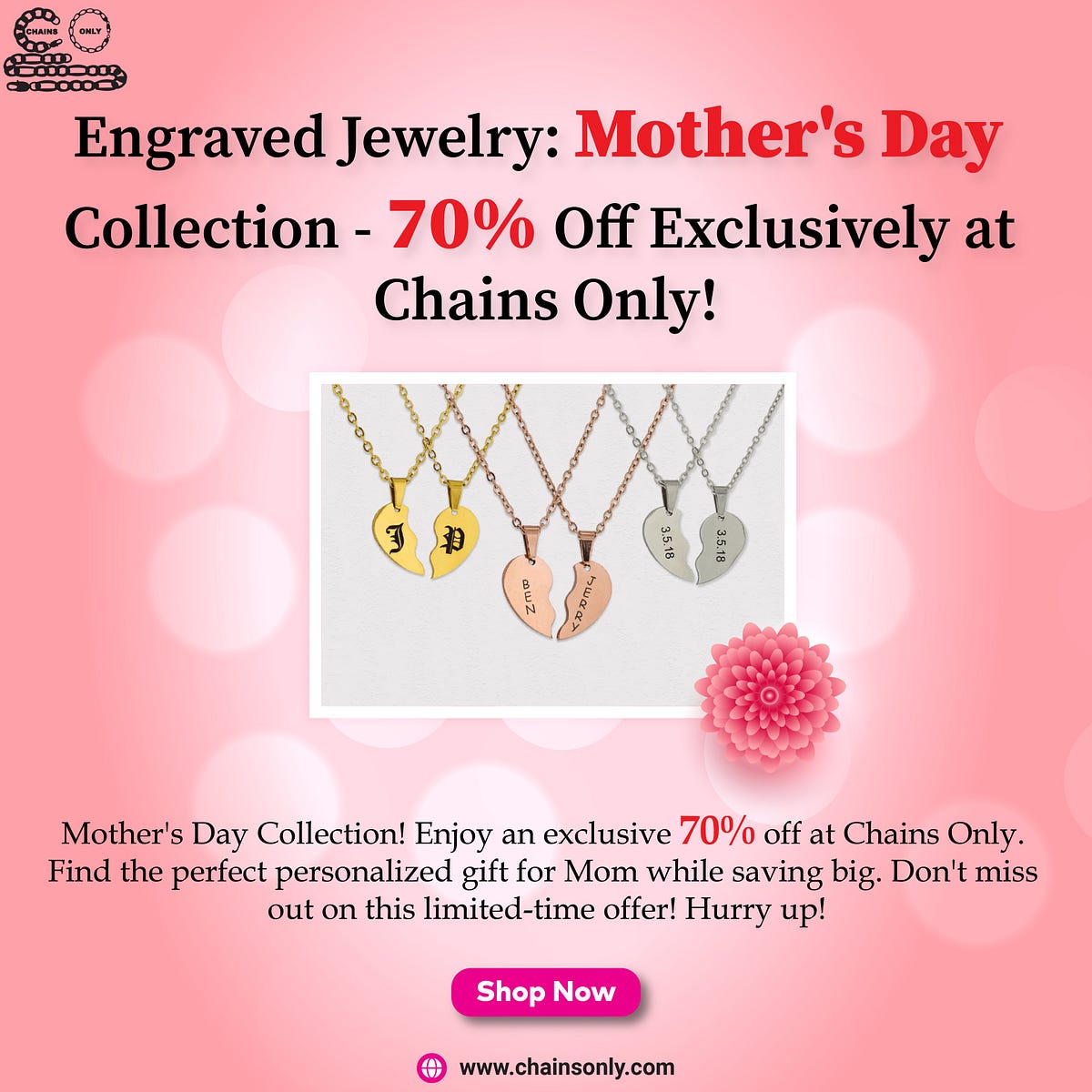 Engraved Jewelry: Mother’s Day Collection — 70% Off Exclusively at ...