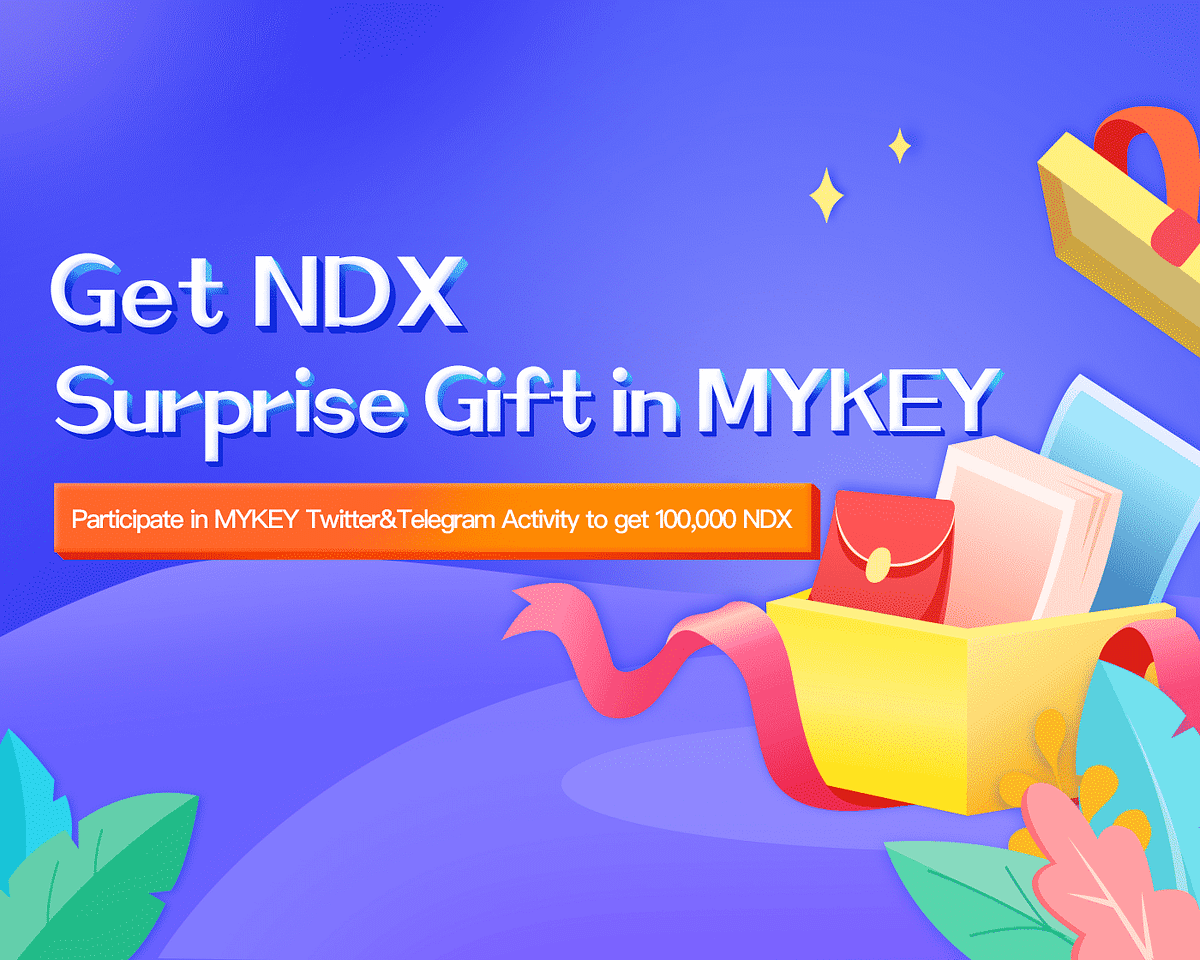 Participate in MYKEY Twitter & Telegram Activity to Get 100,000 NDX ...