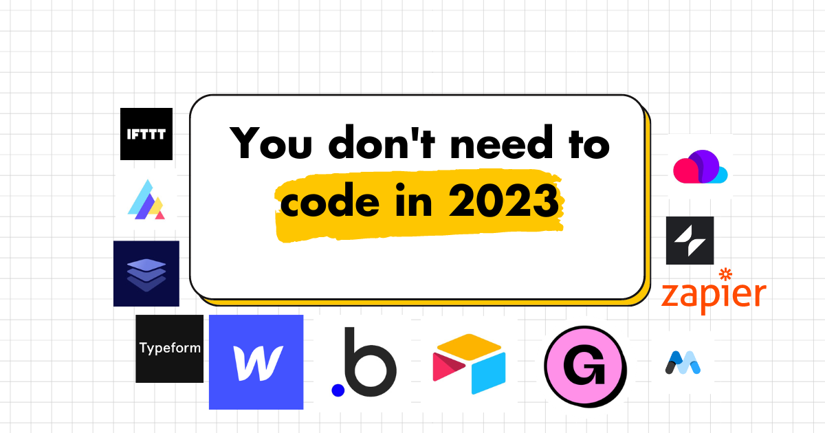 You don’t need to code in 2023. There’s a no-code solution for… | by ...