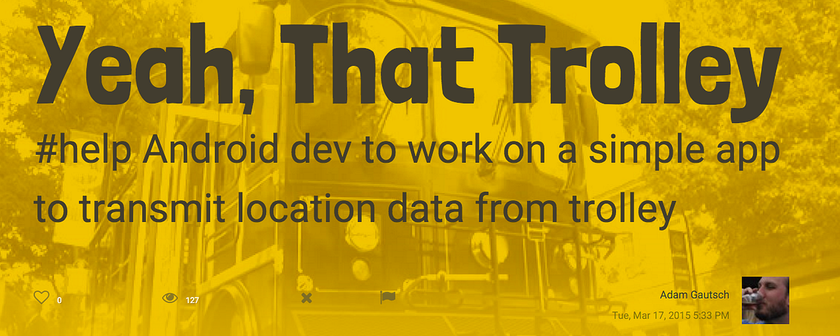 Three Big Days in the Trolley Tracker Project | by Adam Gautsch | Medium