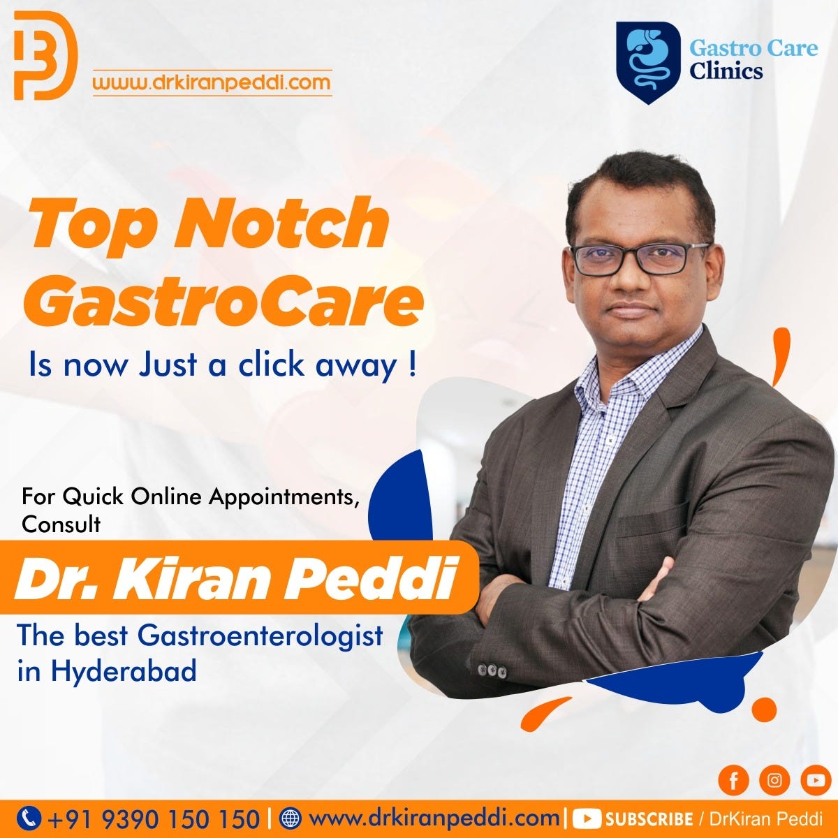 One of the Best Gastroenterologist in Hyderabad — Dr. Kiran Peddi | by DR KIRAN PEDDI | Medium