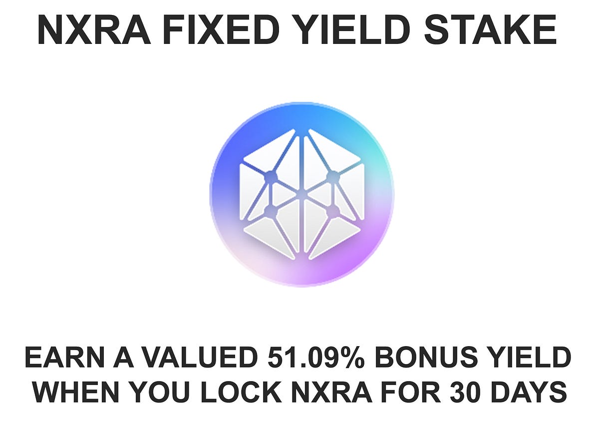 NXRA FIXED YIELD STAKE - NXRA - Medium