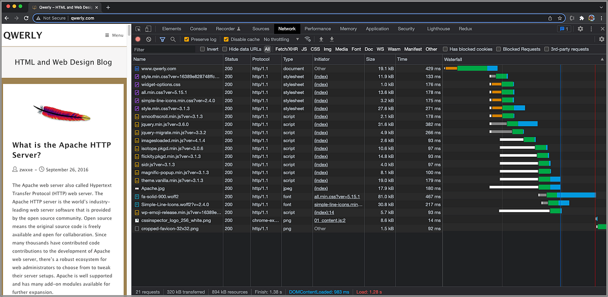 Analyzing JavaScript UI Performance Using Network Panel and HAR Files | by Jennifer Fu | Better ...