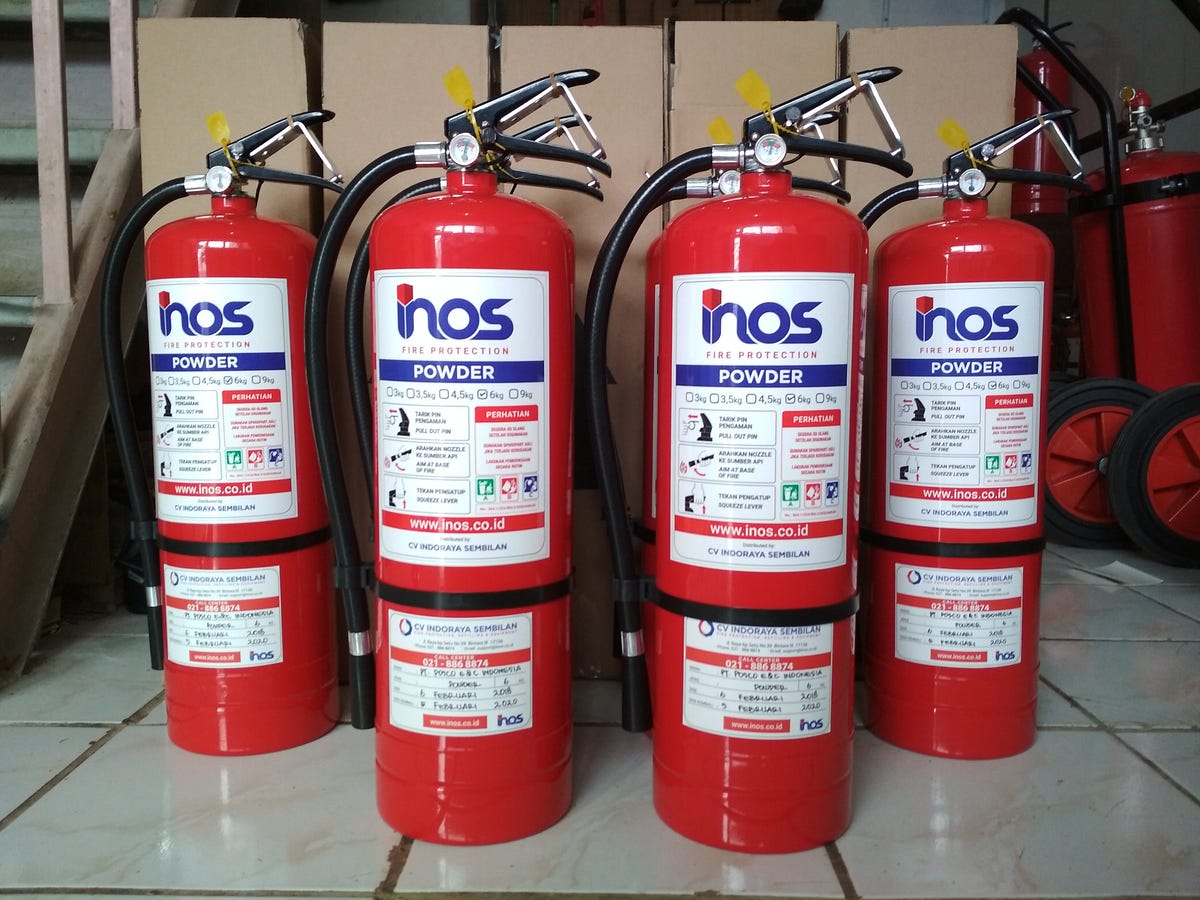Tabung APAR merek INOS 6kg Pemadam api klass ABC Multipurpose Media ...