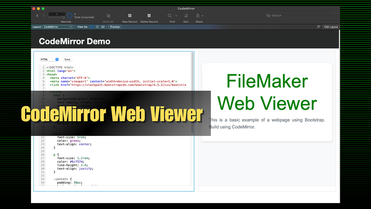 Why I Built A Code Editor Inside FileMaker Pro | by GreenFlux | Medium