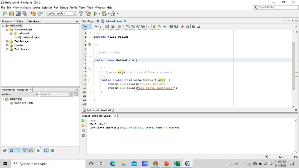 How To Make “Hello, World” with Java - Horas Tampubolon - Medium