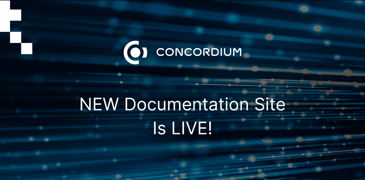 Concordium’s New Documentation Site is Live | by Concordium ...