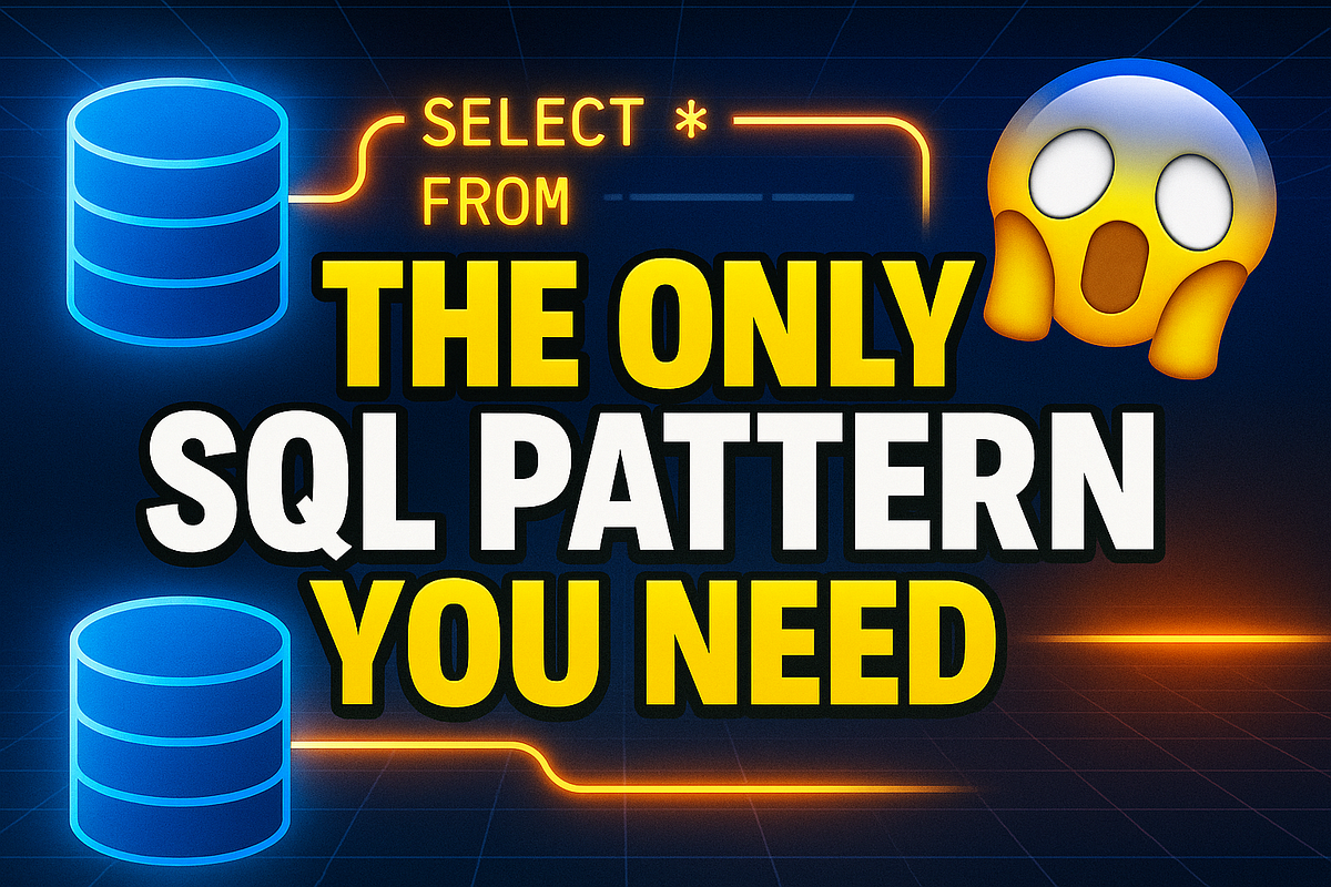 I Wasted 5 Years Writing SQL Wrong… Until I Learned This Pattern | by ...