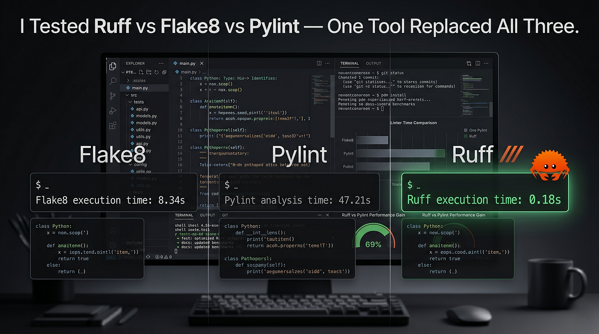 I Tested Ruff vs Flake8 vs Pylint- One Tool Replaced All Three ...