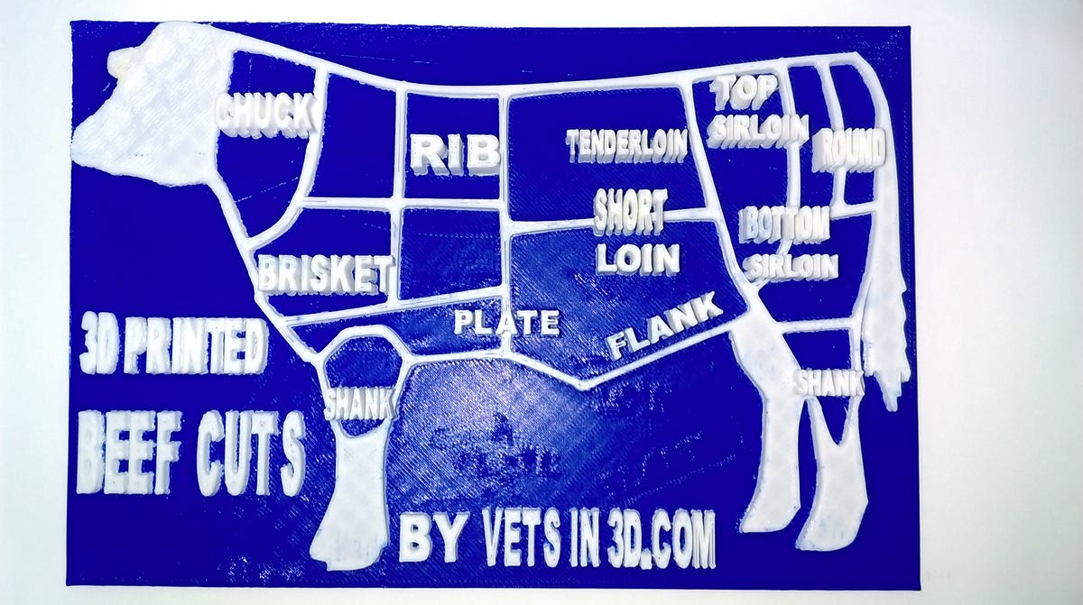 We 3D Printed our Beef Cuts Last Night | by Turnera Croom, DVM, CVSM ...