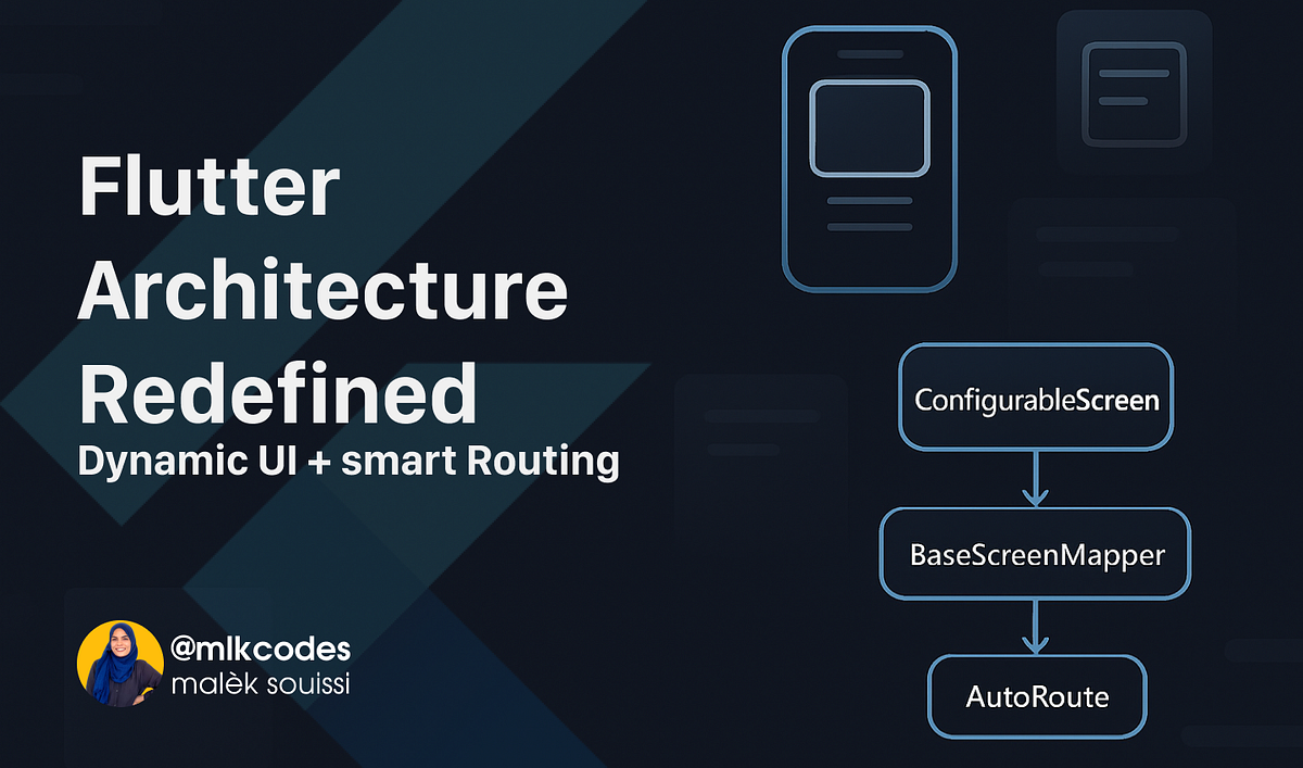 Flutter Architecture Redefined: Configurable Screens + AutoRoute + Screen Mappers | by ...