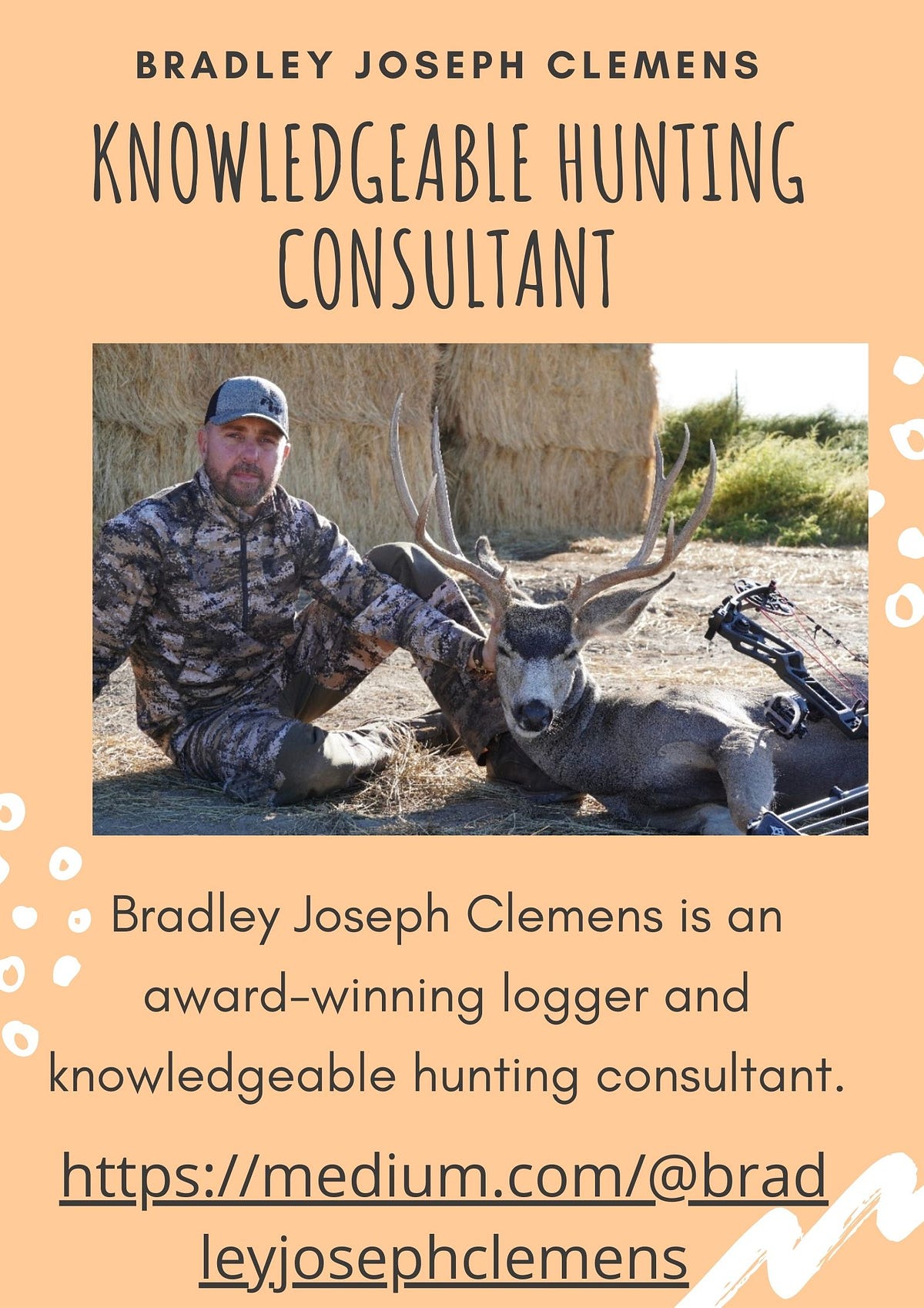 Bradley Joseph Clemens — Knowledgeable Hunting Consultant - Bradley ...