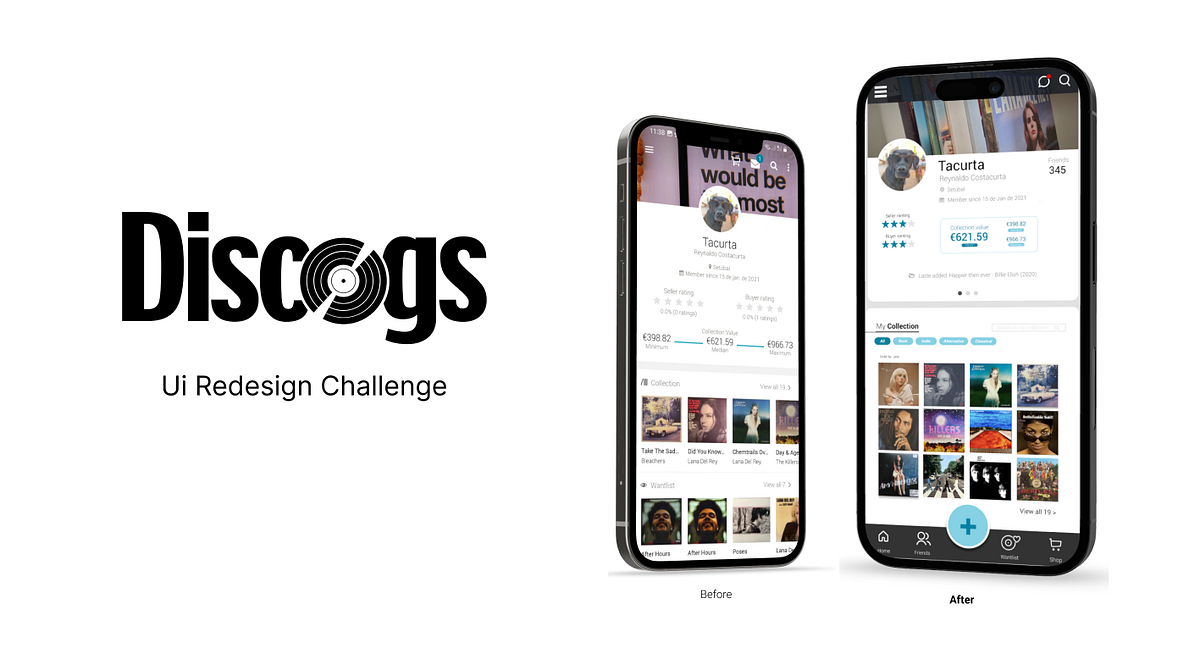 Discogs — Ui Redesign challenge. Discogs | by Reynaldo Costacurta | Medium