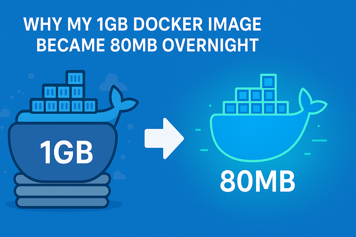 Why My 1GB Docker Image Became 80MB Overnight | by Nikulsinh Rajput ...
