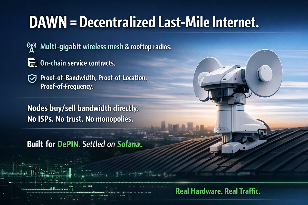 DAWN: Rebuilding the Last Mile with Decentralized Wireless ...