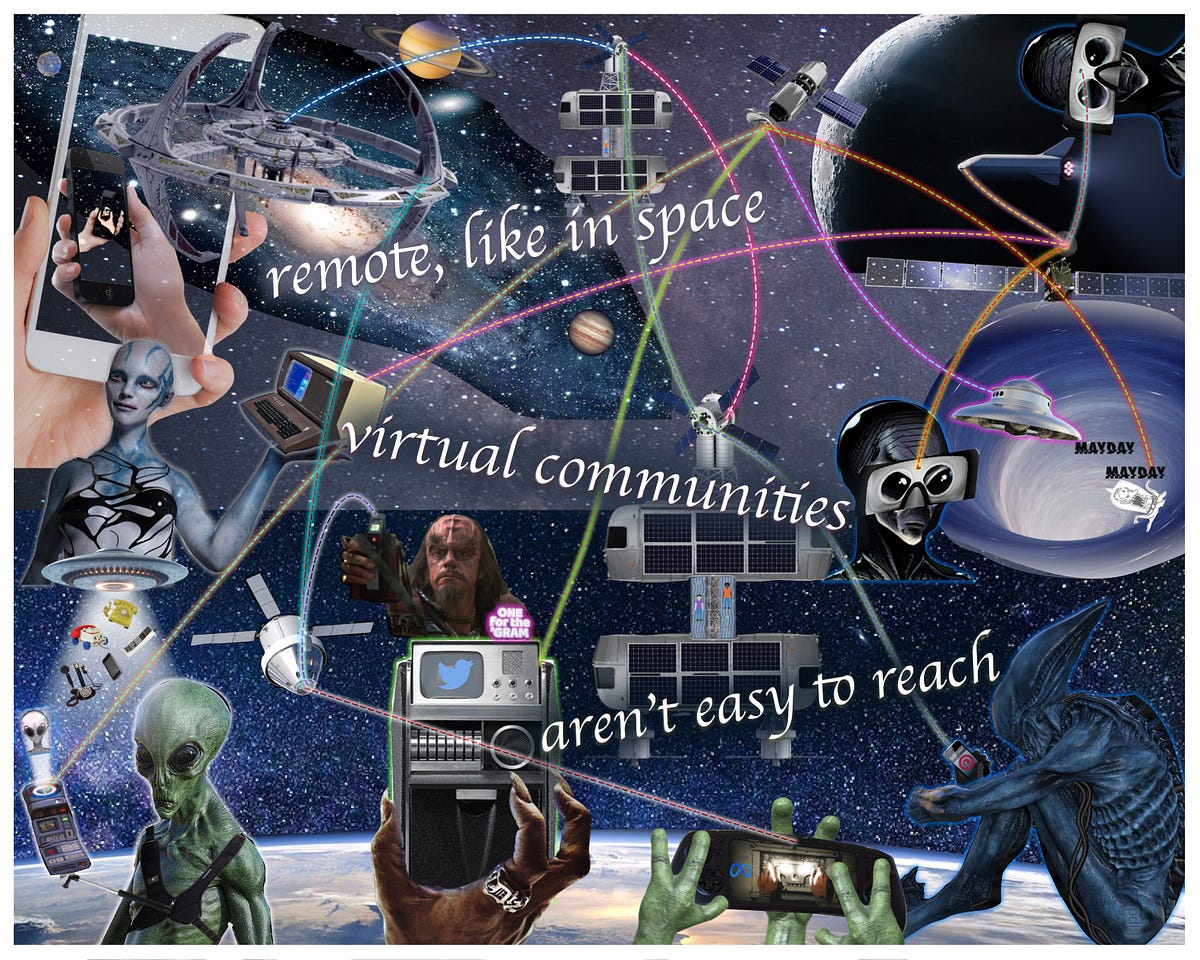Haiku Collage Virtual Communities - Paul Douglas Lovell - Medium