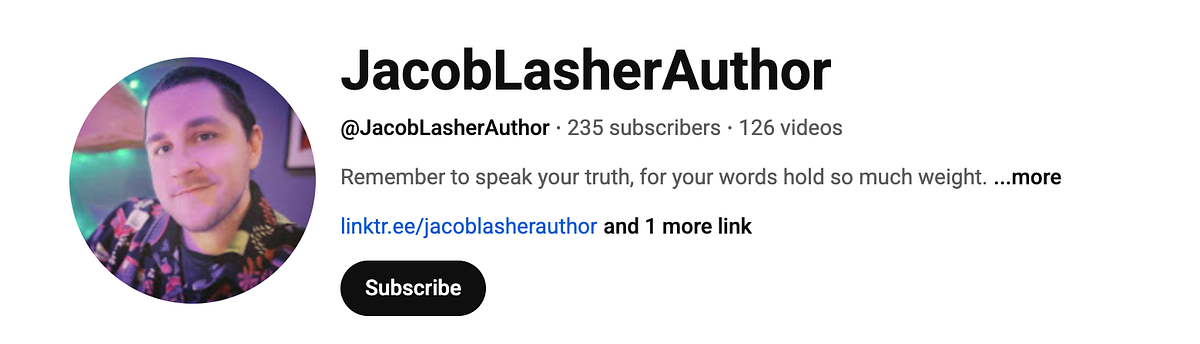 Jacob Lasher — The Other Side: Light & Darkness, episode one ...