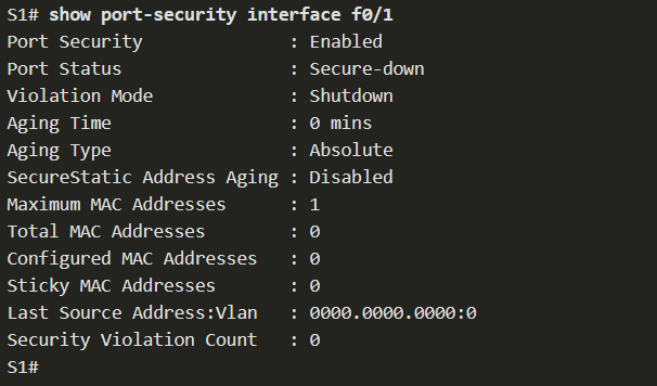 Switch Security Configurations Port Security By Sümeyye Tombul Medium