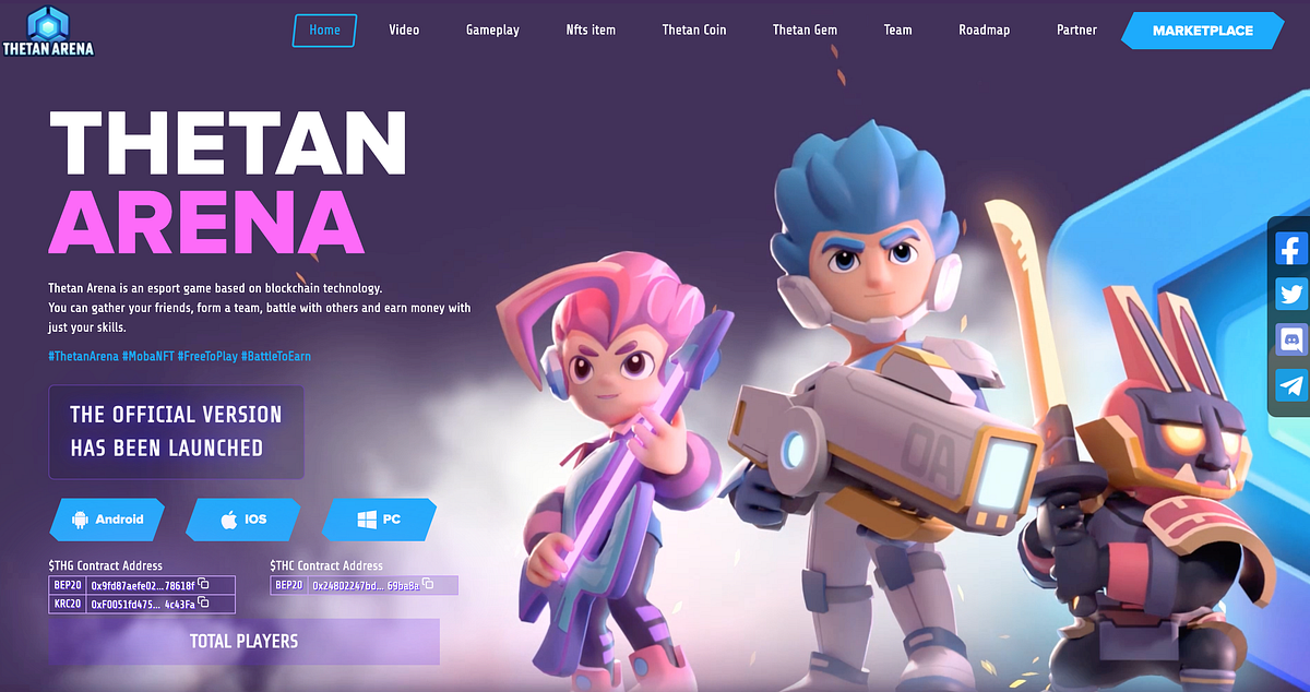 Thetan Arena Introduction Guide with Reward Estimation | by Gametaverse ...