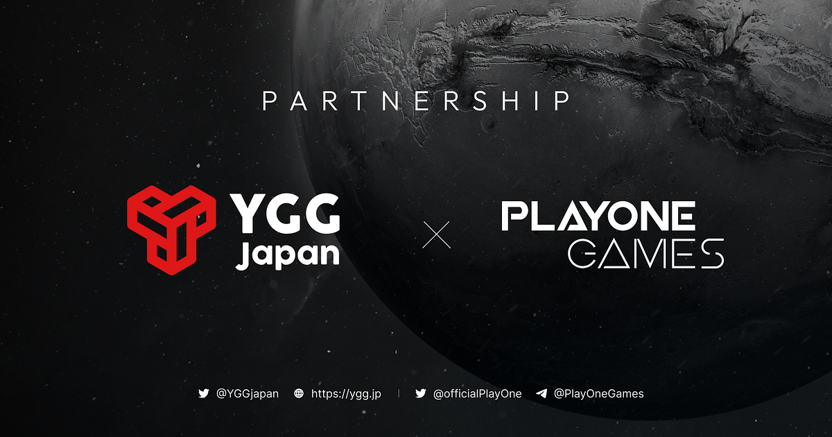 Partnership Announcement — YGG JAPAN | by PlayOne Games | PlayOne Games | Medium