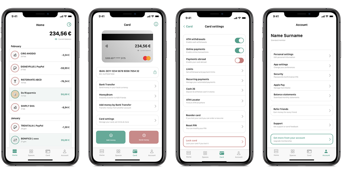 N26. A new navigation. In this article I will explain my… | by Pasquale ...