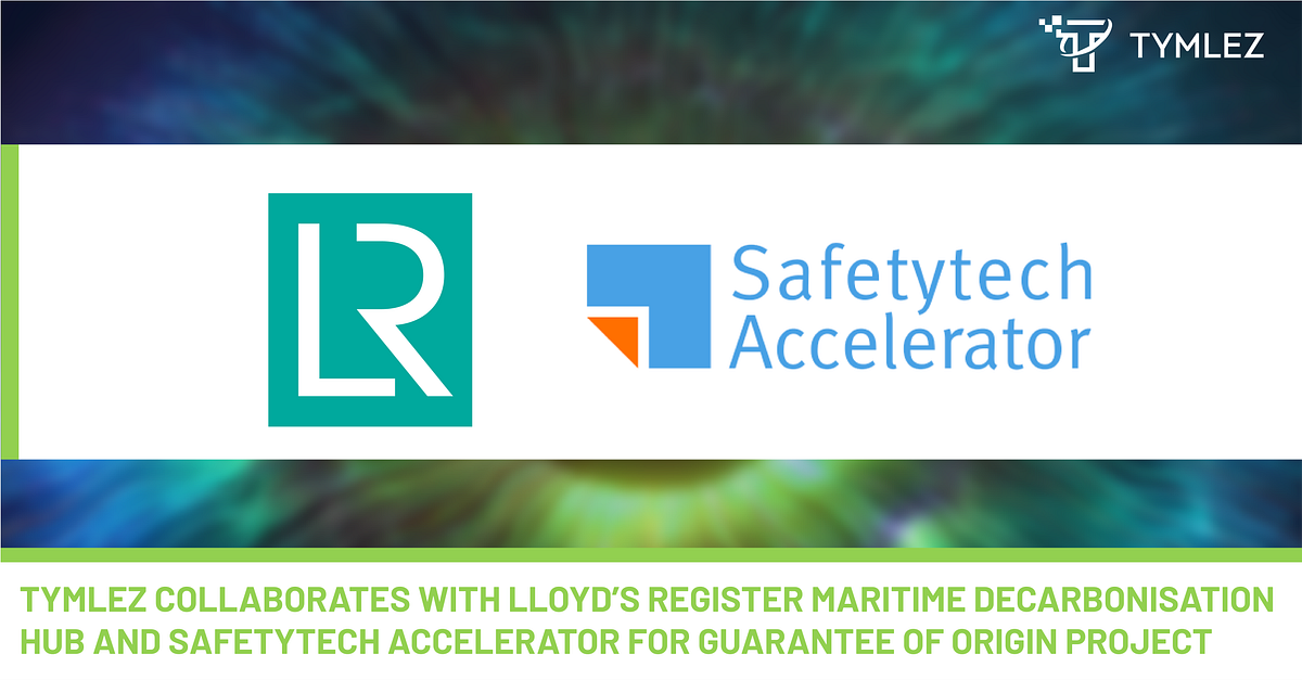 TYMLEZ Collaborates with Lloyd’s Register Maritime Decarbonisation Hub ...