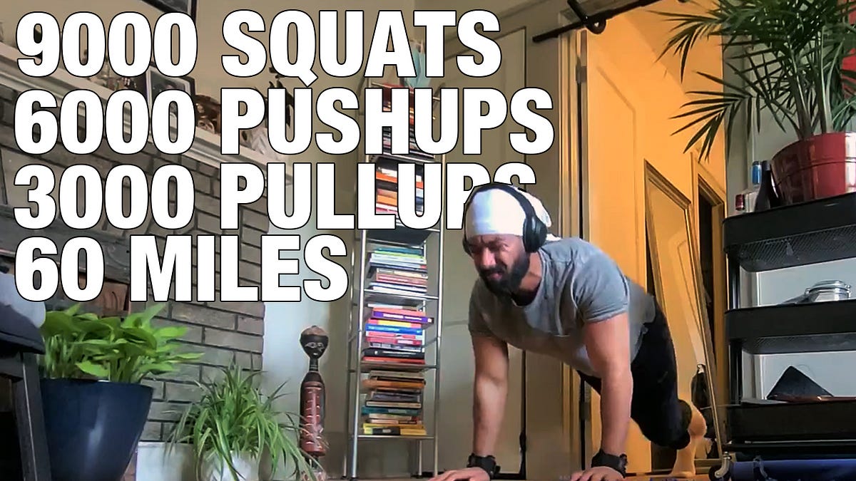 Why I Did 300 squats, 200 pushups, 100 pullups, and ran 2 miles every day for 30 days. | by Ryan ...