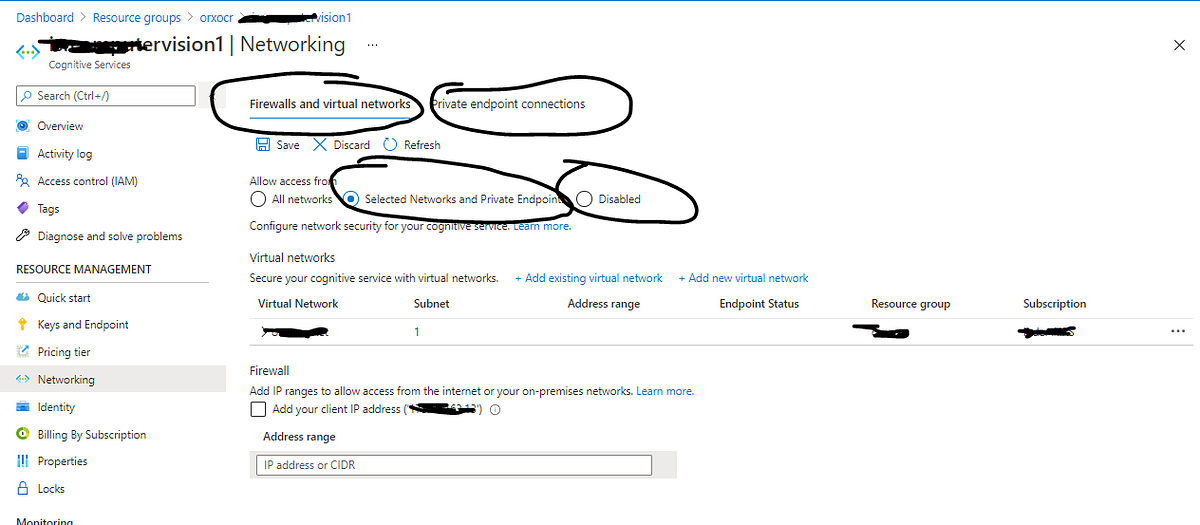 Azure Cognitive Services with data in VNET Protected Storage | by ...