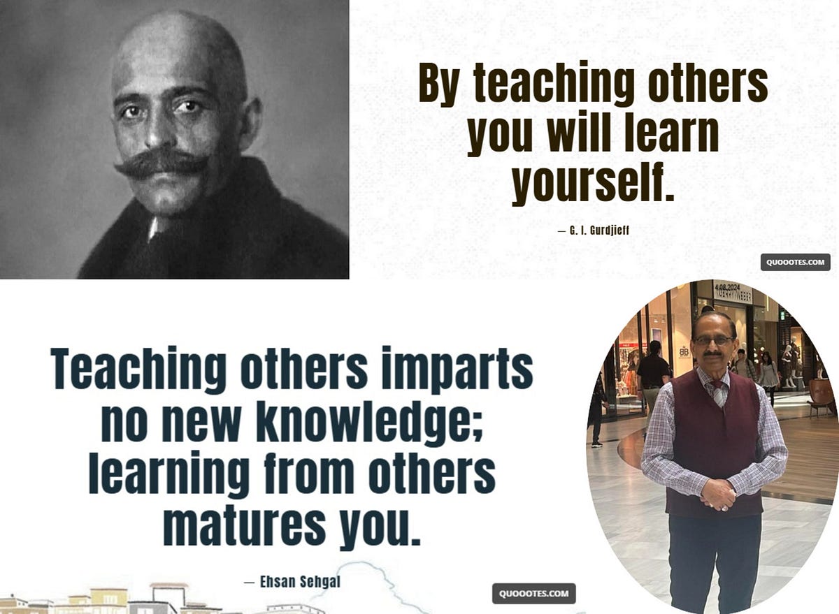 “Teaching Others Imparts No New Knowledge; Learning From Others Matures ...