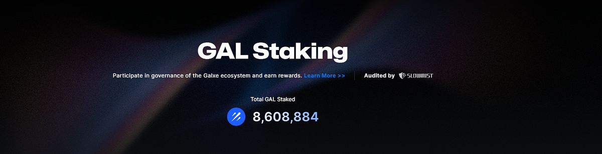 Level Up Your Crypto Earnings: A Beginner’s Guide to GAL Staking | by Brainstorm | Coinmonks ...