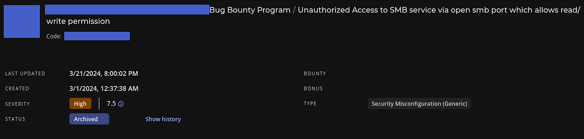 Finding and Exploiting open SMB service [bug bounty write-up]. | by Sugam Dangal | Medium