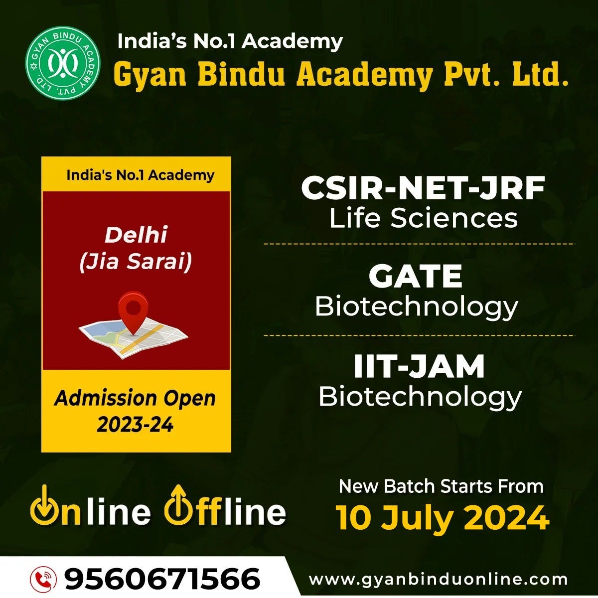 Registrations are Open for CSIR UGC NET JUNE 2024–2025 Batch. Gyan Bindu Academy | by Gyan Bindu ...