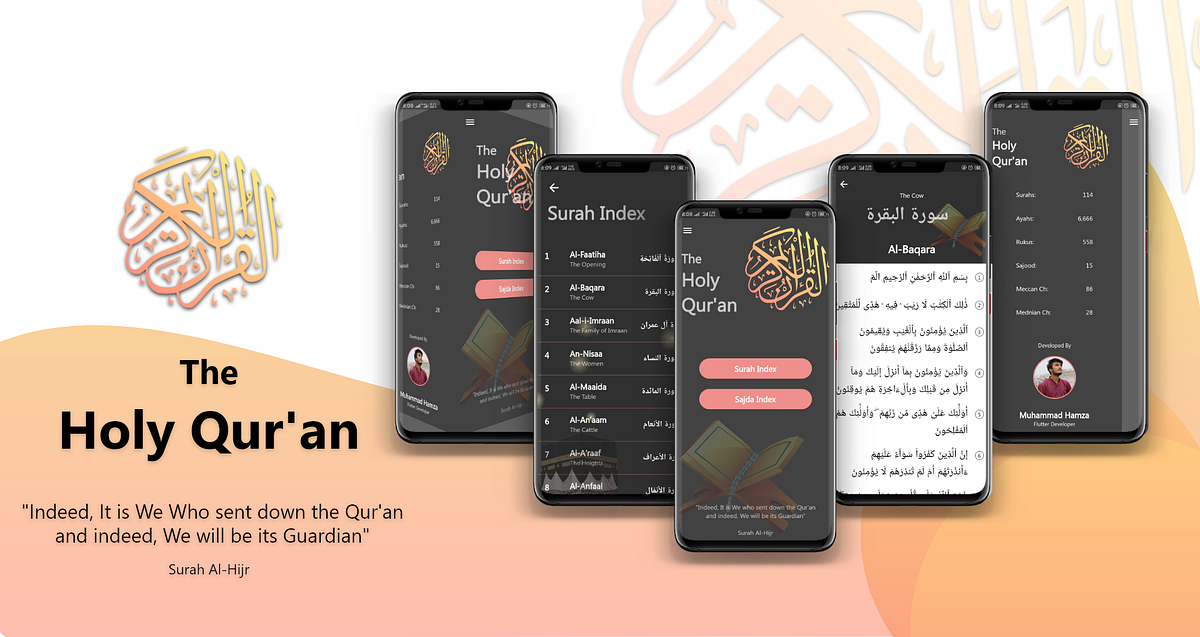 MVC in Flutter App — The Holy Qur’an App | by Muhammad Hamza | ITNEXT