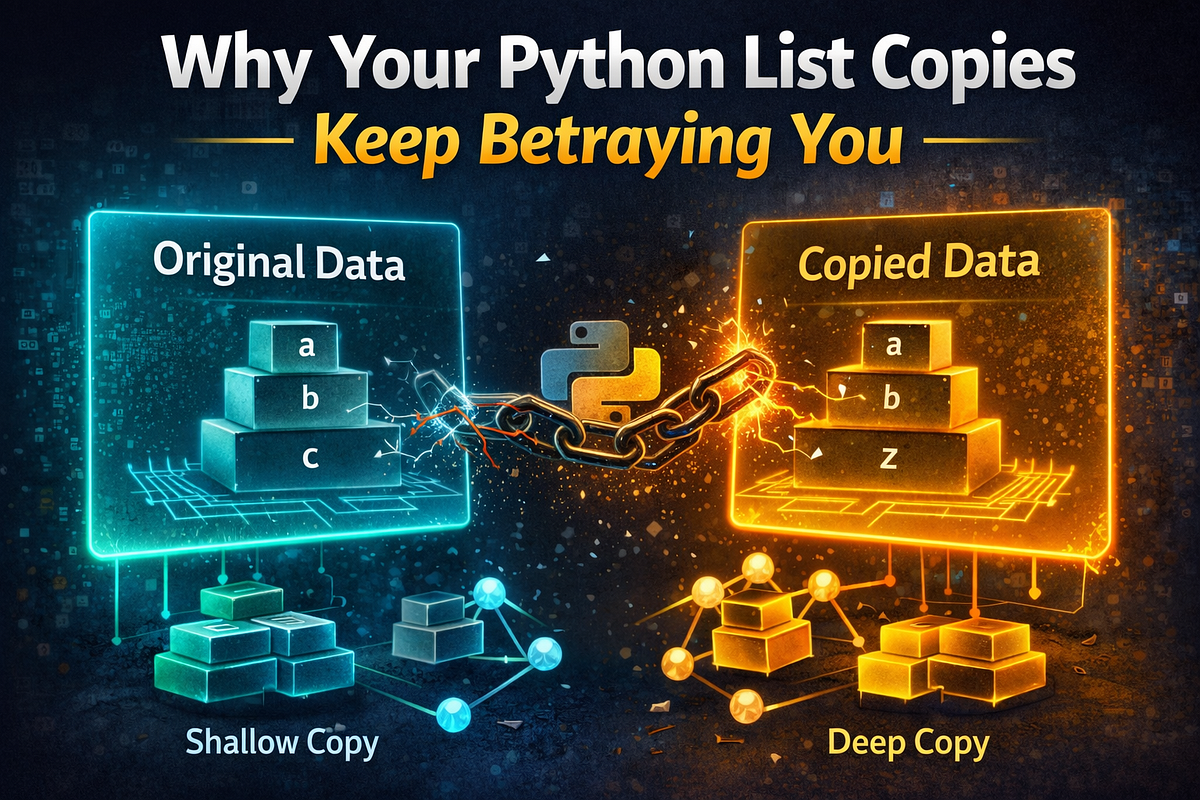 Why Your Python List Copies Keep Betraying You | by Anam Ahmed | Apr ...