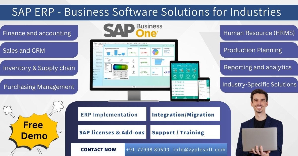 What is SAP ERP? | Business Software Solutions for Industries | by Zyple Software - SAP Partner ...