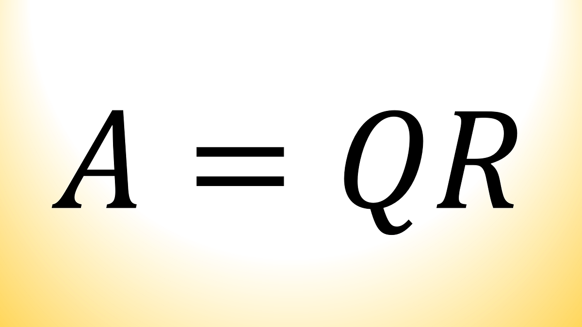 Detailed Explanation of QR Decomposition by Givens Rotation | by ...