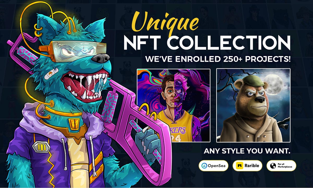 I will design unique nft art and generate collection with metadata | by ...