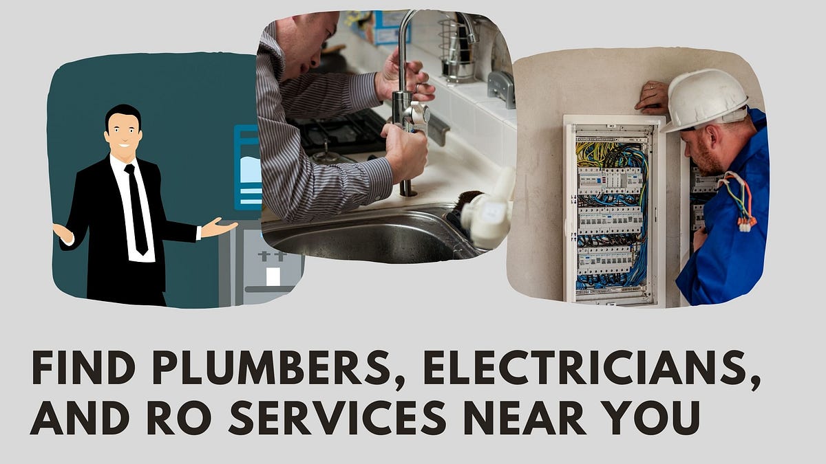 Find Plumbers, Electricians, and RO Services at Househub. | by HouseHUB ...