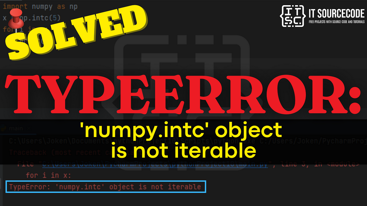 Typeerror ‘tc Object Is Not Iterable Solved By Joken Villanueva Oct 2024 Medium