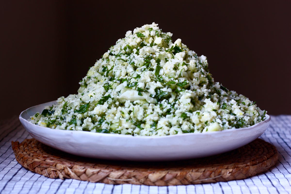 Cauliflower Tabbouleh. Light, and fresh this is a perfect… | by Rachel ...
