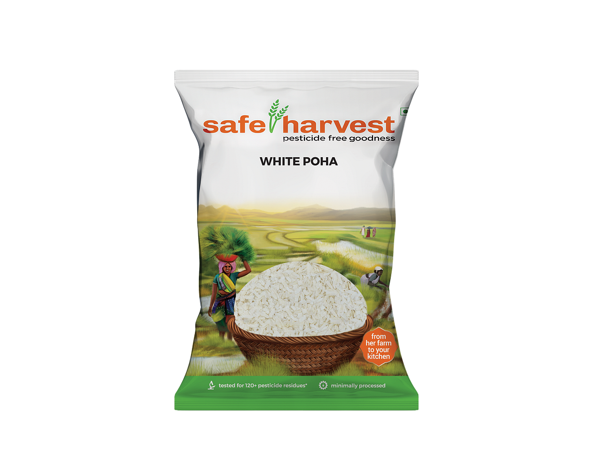 Safeharvest white poha 500g | Pesticide free and Natural food - Safe ...