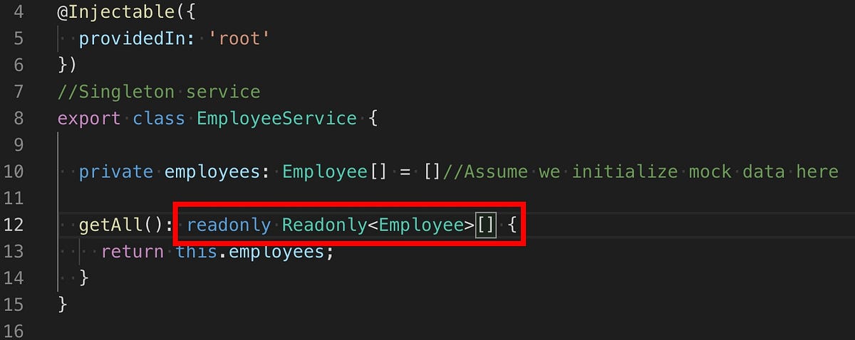 พิจารณาใช้ ReadonlyArray แทน Array | by Pramoth Suwanpech | Medium