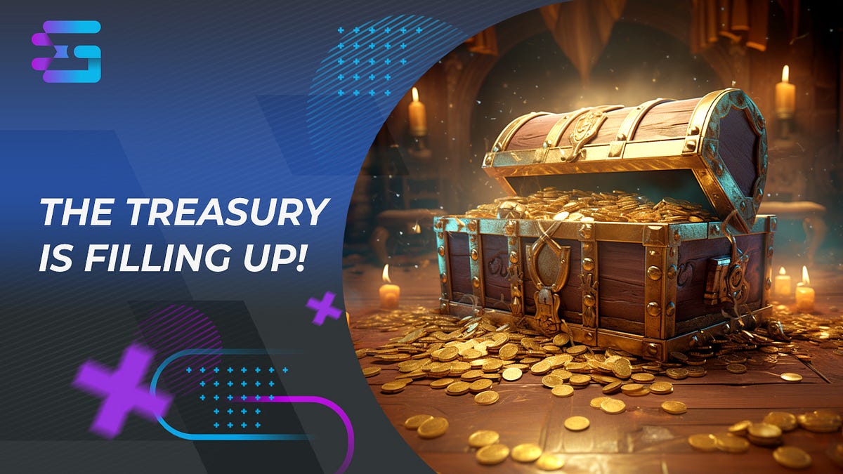 The treasury is filling up!. 💎 Join the treasure hunt! | by EZZY GAME ...