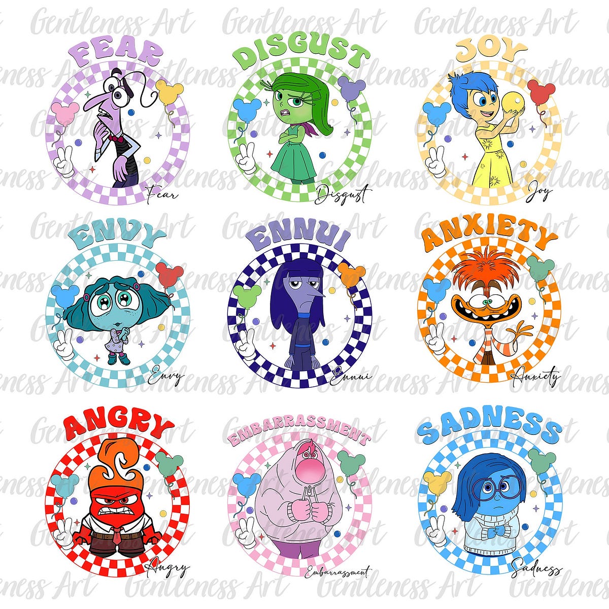 Free Cartoon Emotions Friends Png, Mental Health Png, Para BCBA ABA ...