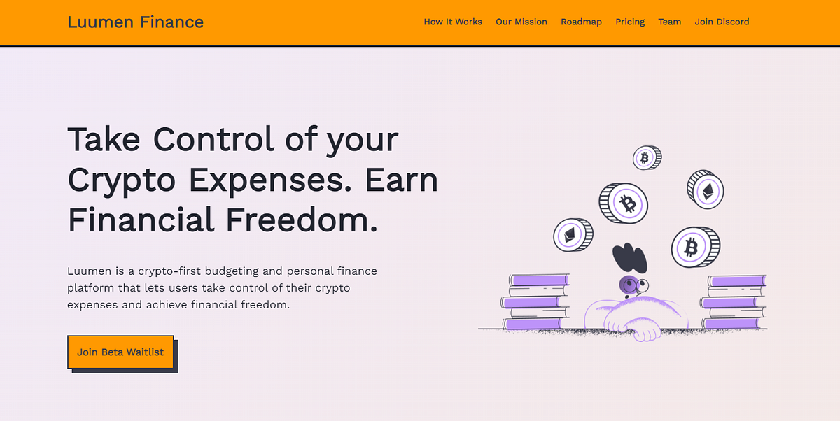 Announcement: Luumen Finance Landing Page and Beta Sign-ups are Now Live! | by Carlos Feliciano ...