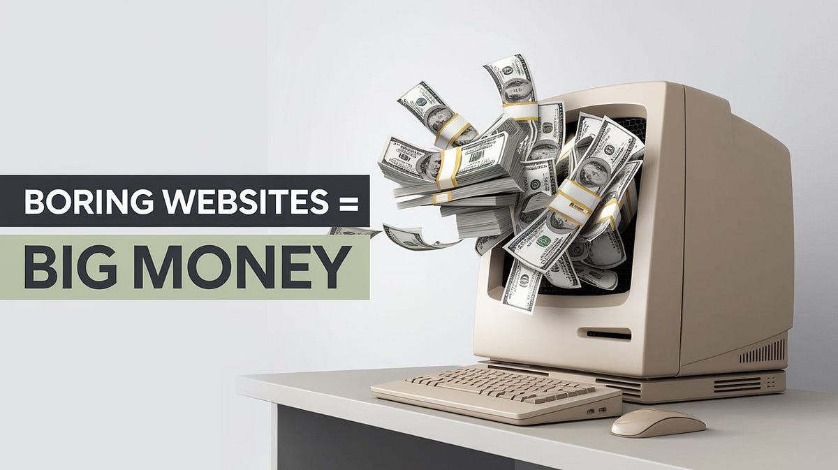 Boring Websites = Big Money (5 Examples Making a Fortune) | by Khris ...