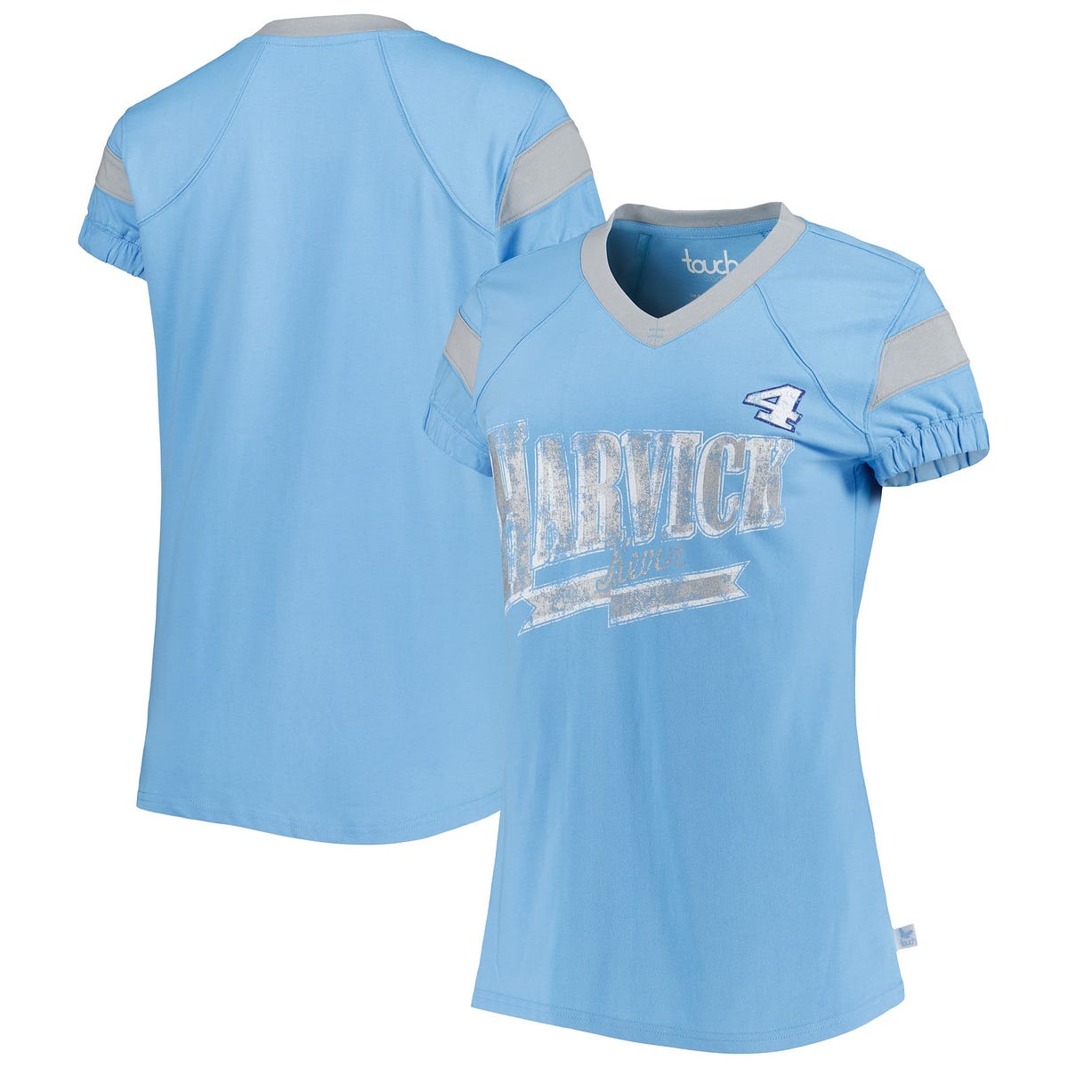 Nascar Wo Kevin Harvick Touch Light Blue Pre Game V Neck T Shirt | by ...