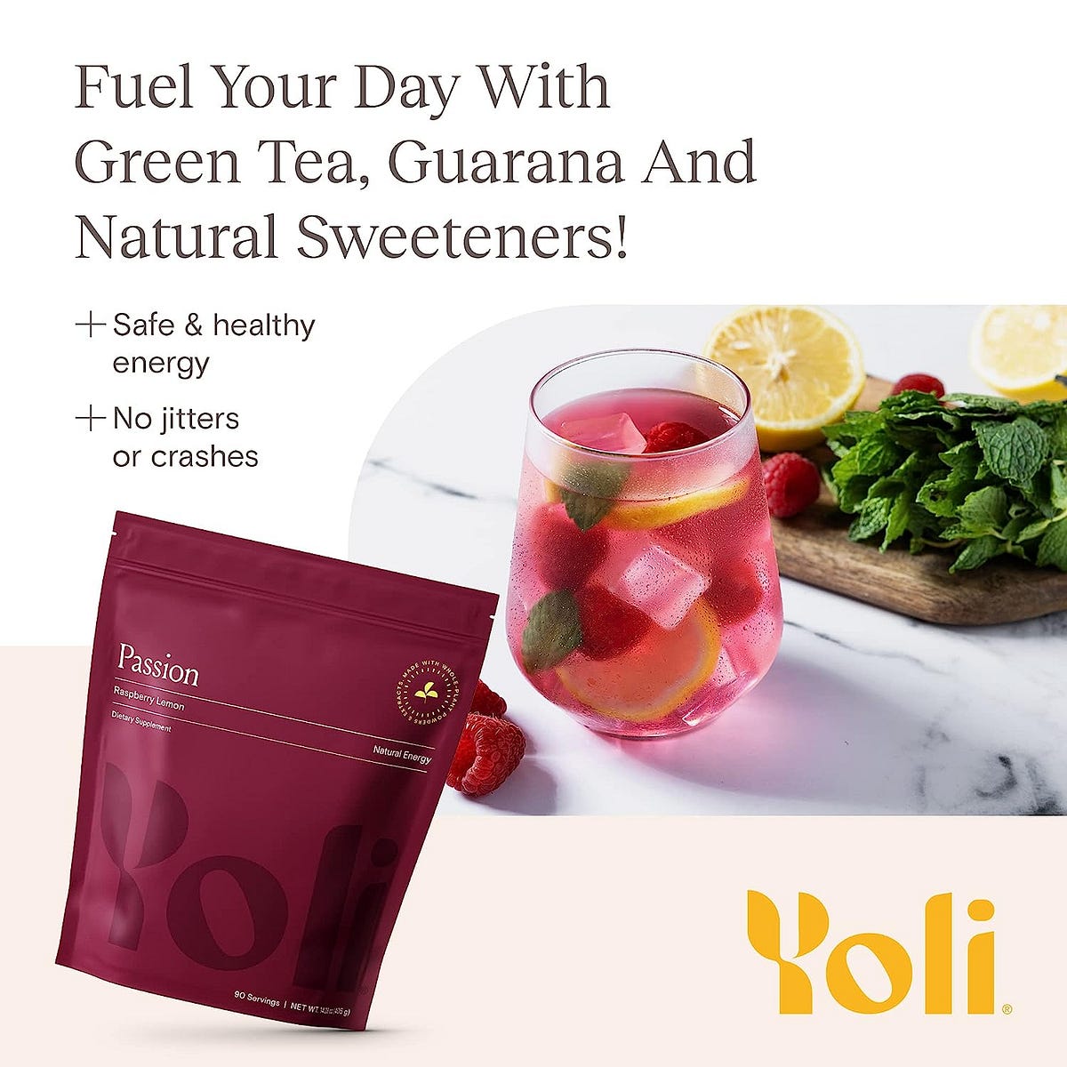 Yoli Passion Energy Drink Powder - Yoli - Medium
